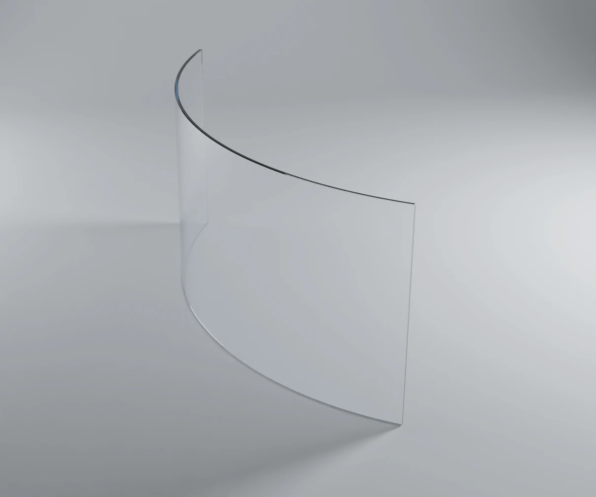 Bent tempered glass - PRESS GLASS SA